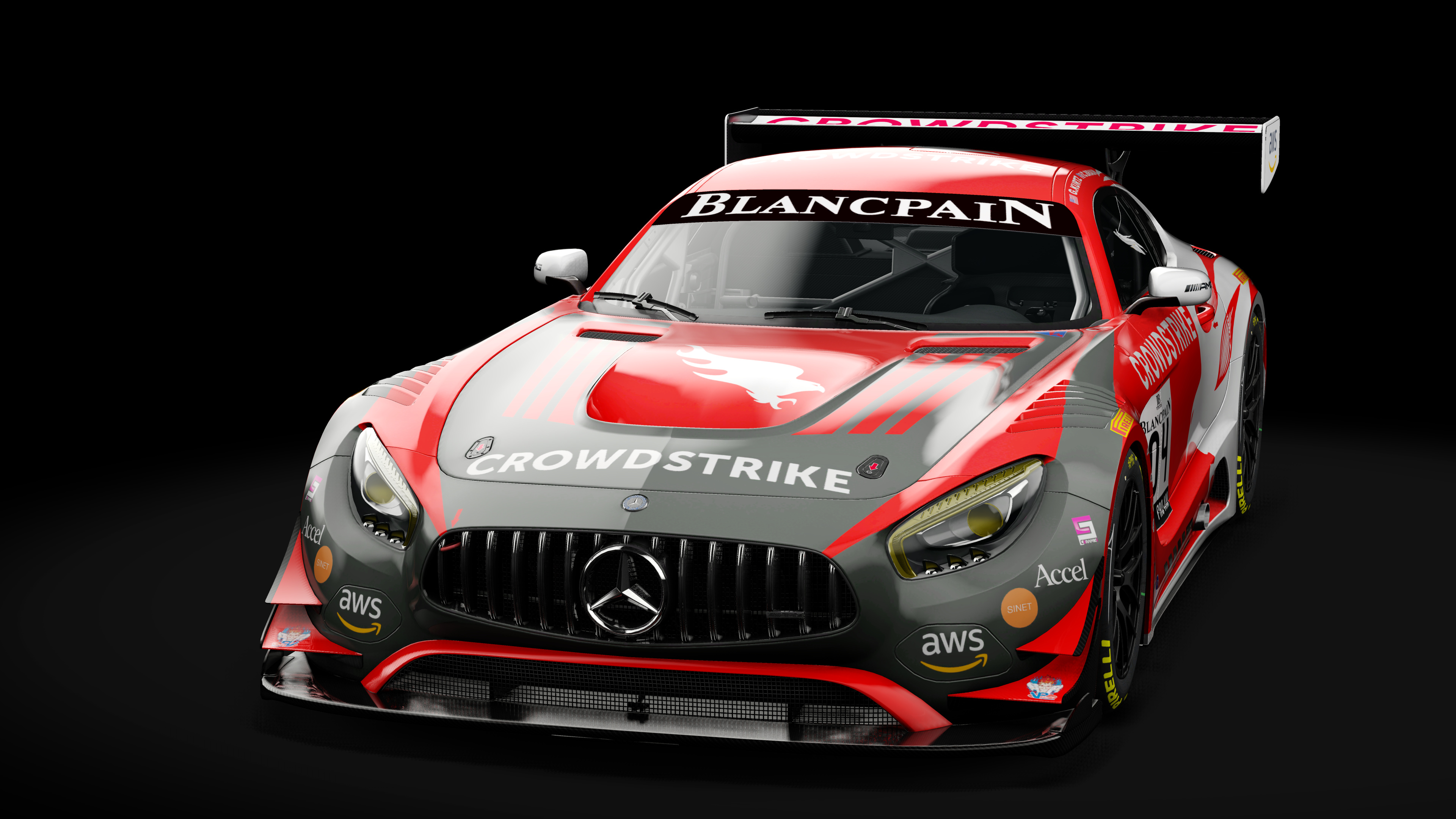 CrowdStrike / DXDT Racing AMG GT3 2019 | OverTake.gg