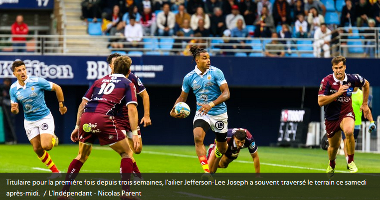 INFOS ce MERCREDI 22 OCTOBRE 2025. (Matinée) > TOP 14 - J8 > J -3 du ...