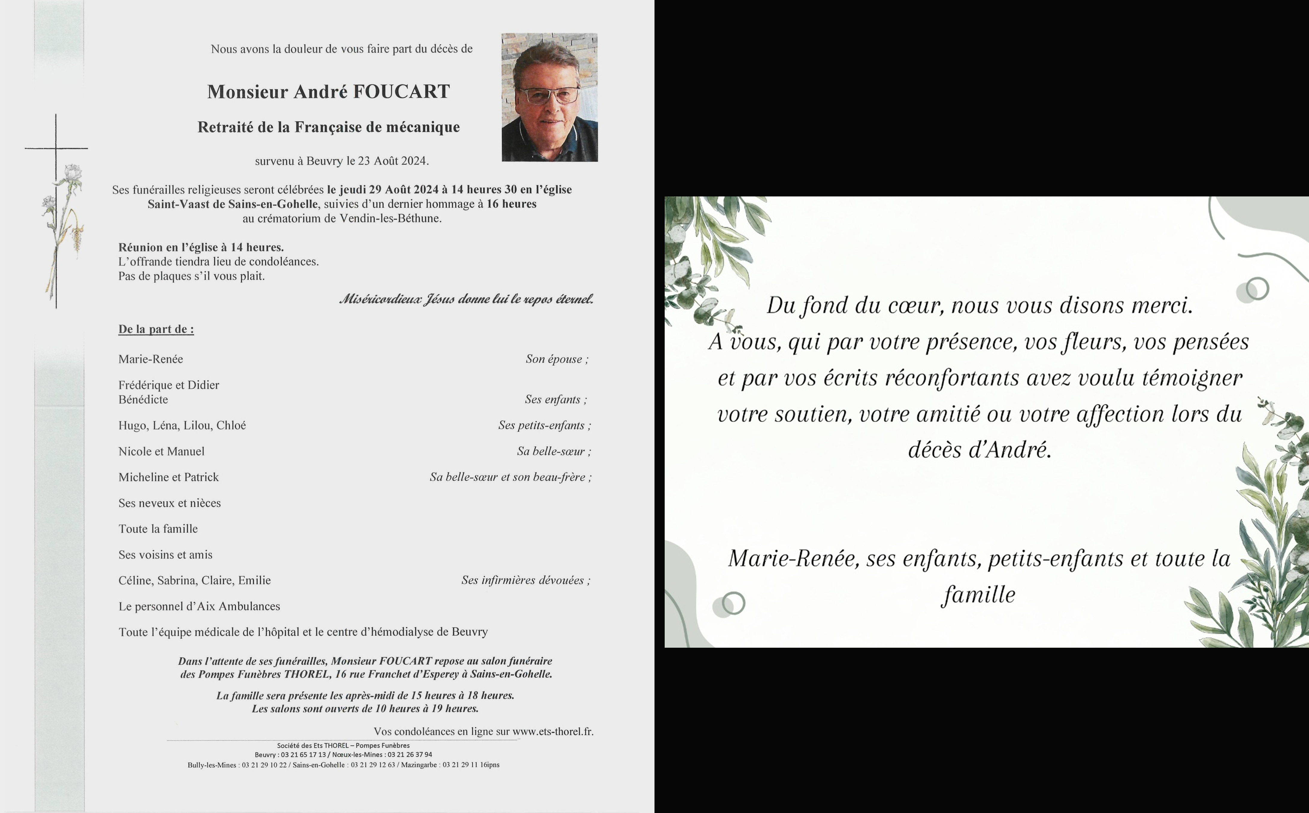 Amicale des Anciens de la FM-décès