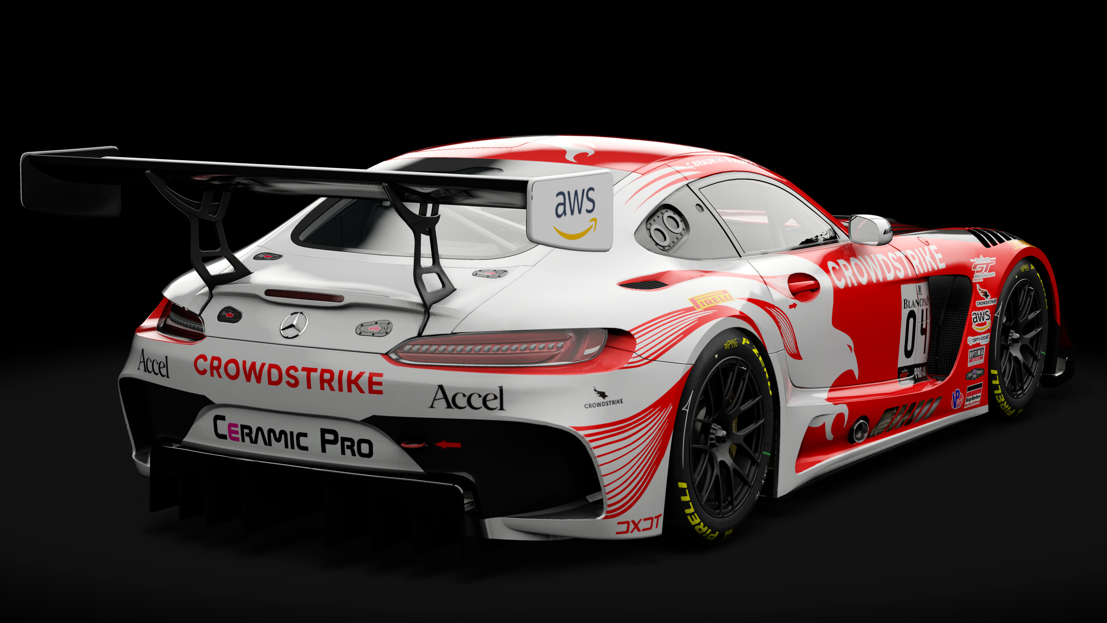 CrowdStrike / DXDT Racing AMG GT3 2019 | OverTake.gg