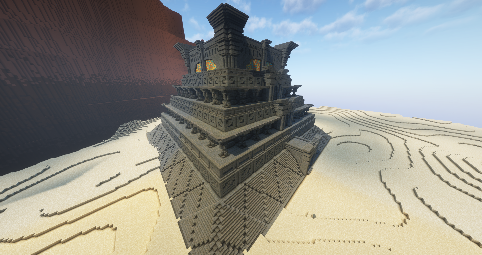 Zelda TOTK - Lightning Temple Minecraft Map