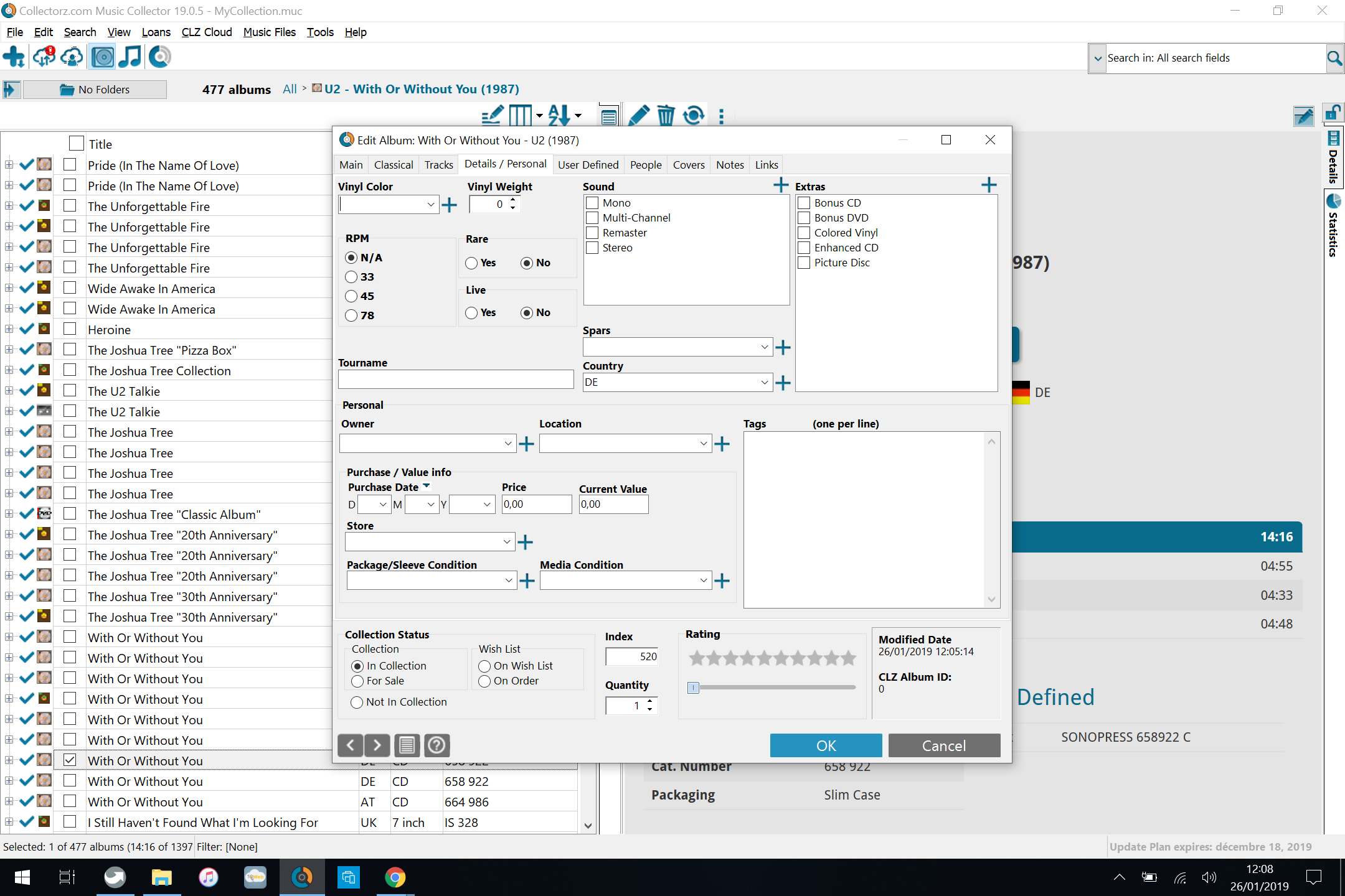 Collectorz.com Music Collector | Steve Hoffman Music Forums