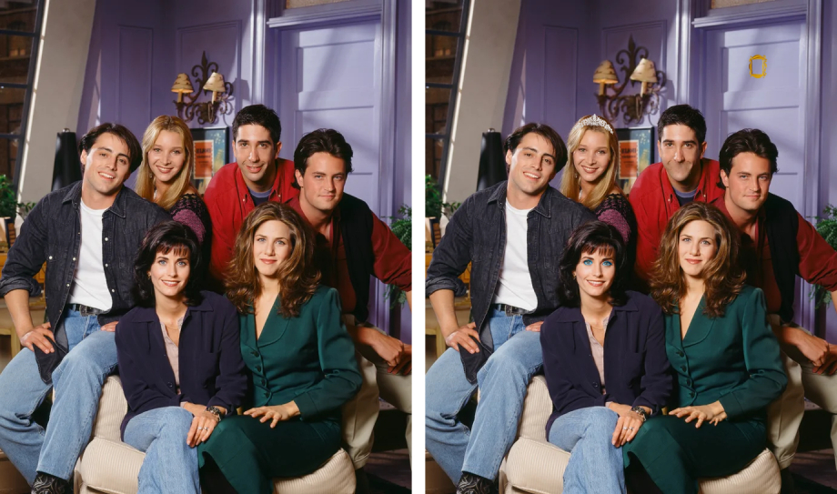 Spot the 7 differences - Friends 2 Quiz - By tardismug