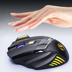 Mouse gaming wireless, SDLOGAL, 500 mAh, USB, 4 DPI, 7 butoane, Lumini ...