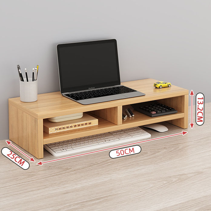 Wooden Monitor Stand, Computer Monitor Riser, Desk Organizer ...