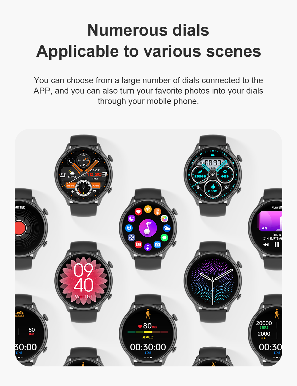 SmartWatch, DIGZ™ , UltraSlim tok, 1,32 hüvelykes HD érintőképernyő ...