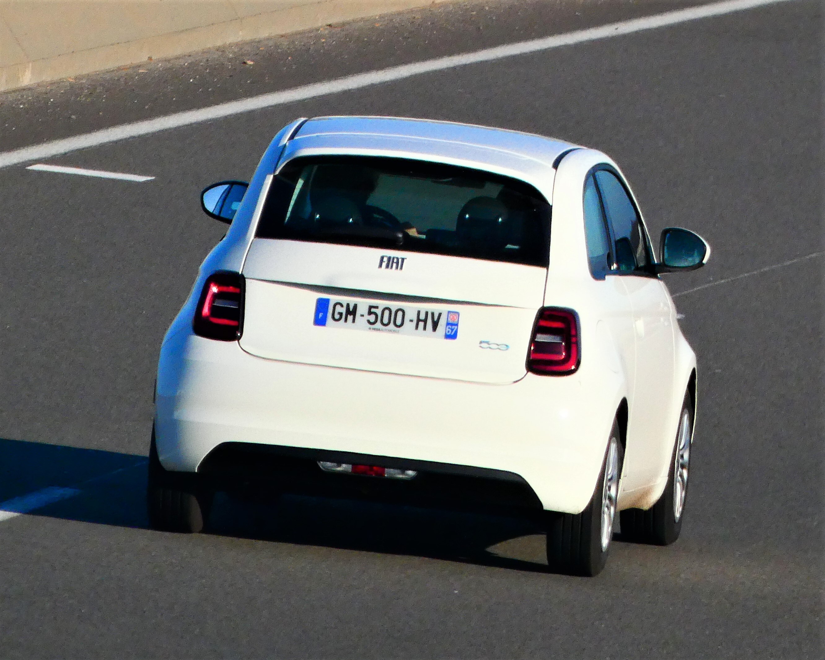 GM-500-HV, FIAT 500 (Bas-Rhin) French license plate