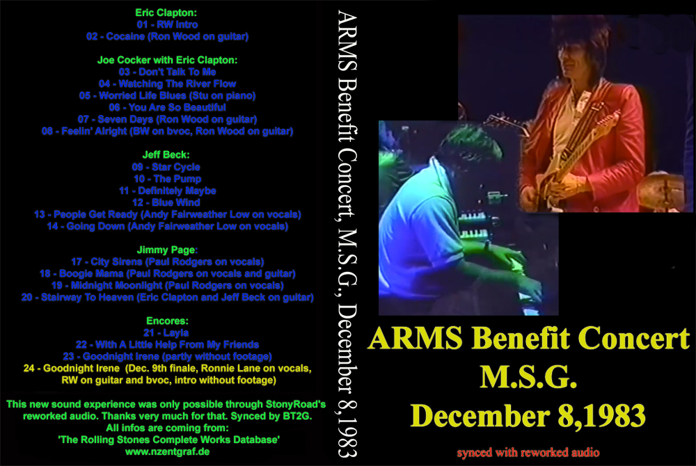 Post: CW & BW coming together for benefit-concerts Vol 10b – 19831208 ...