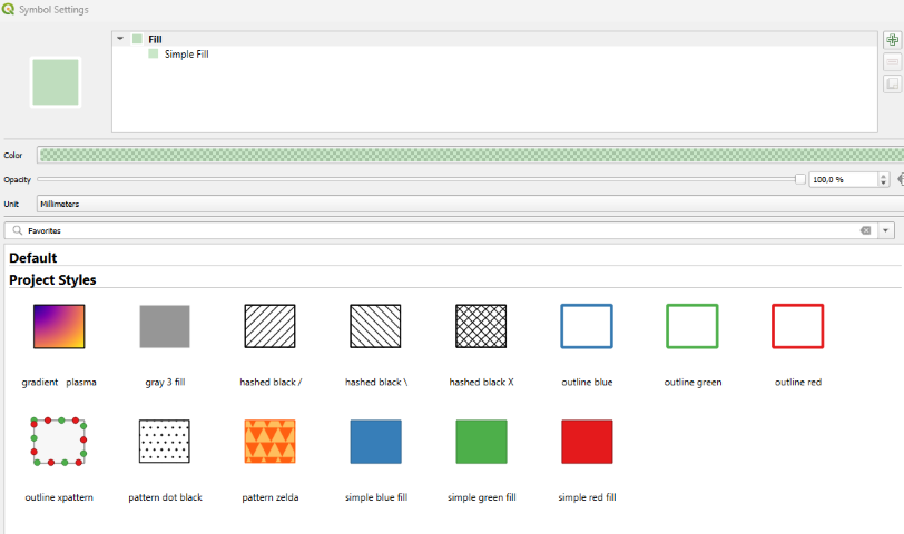 layers - Defining opacity of the "Fill color" in Symbology in QGIS - Geographic Information ...