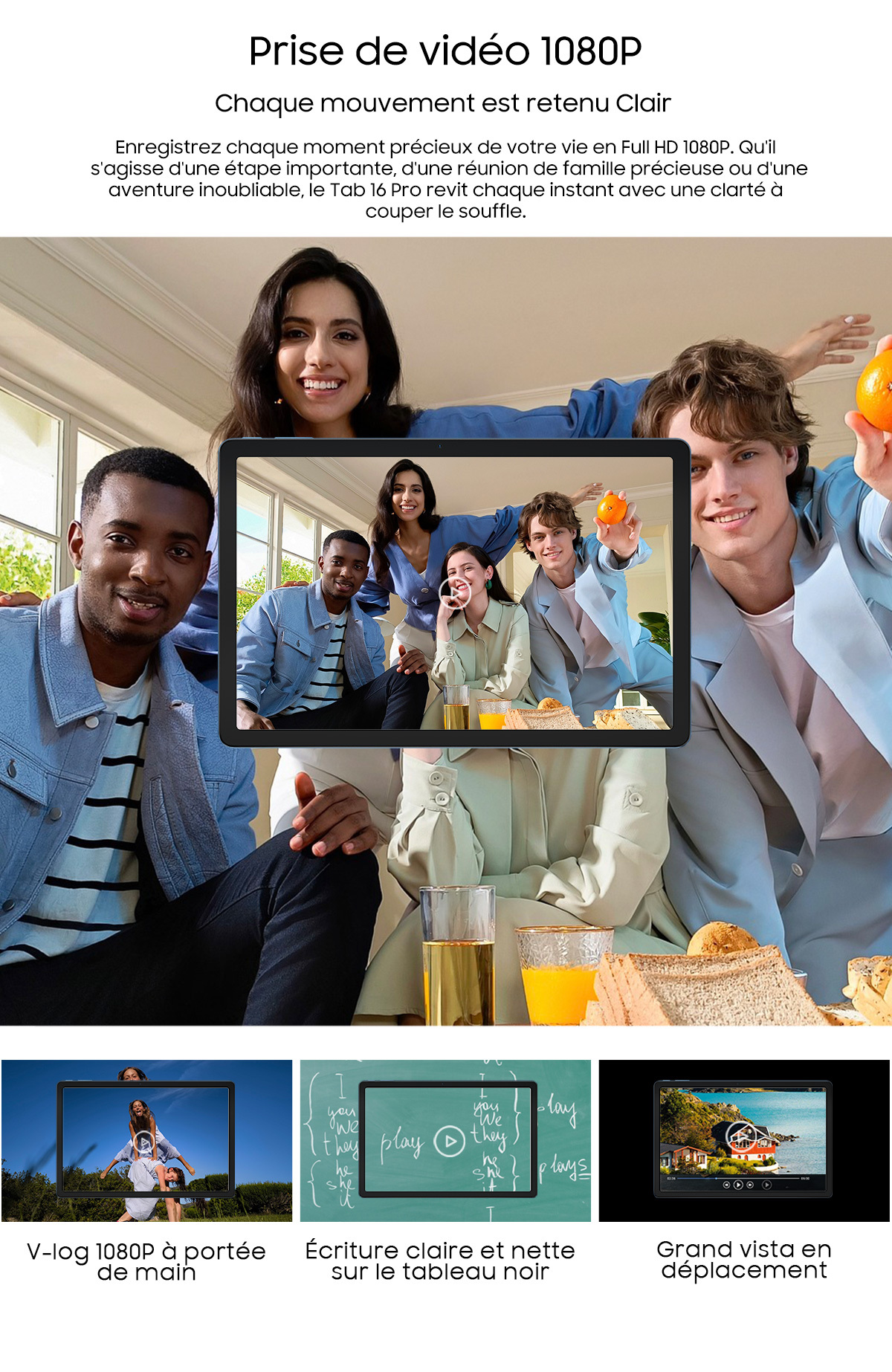 Blackview Tab 16 Pro Tablette Tactile 10.95 16Go+256Go-SD 1To 7700mAh ...