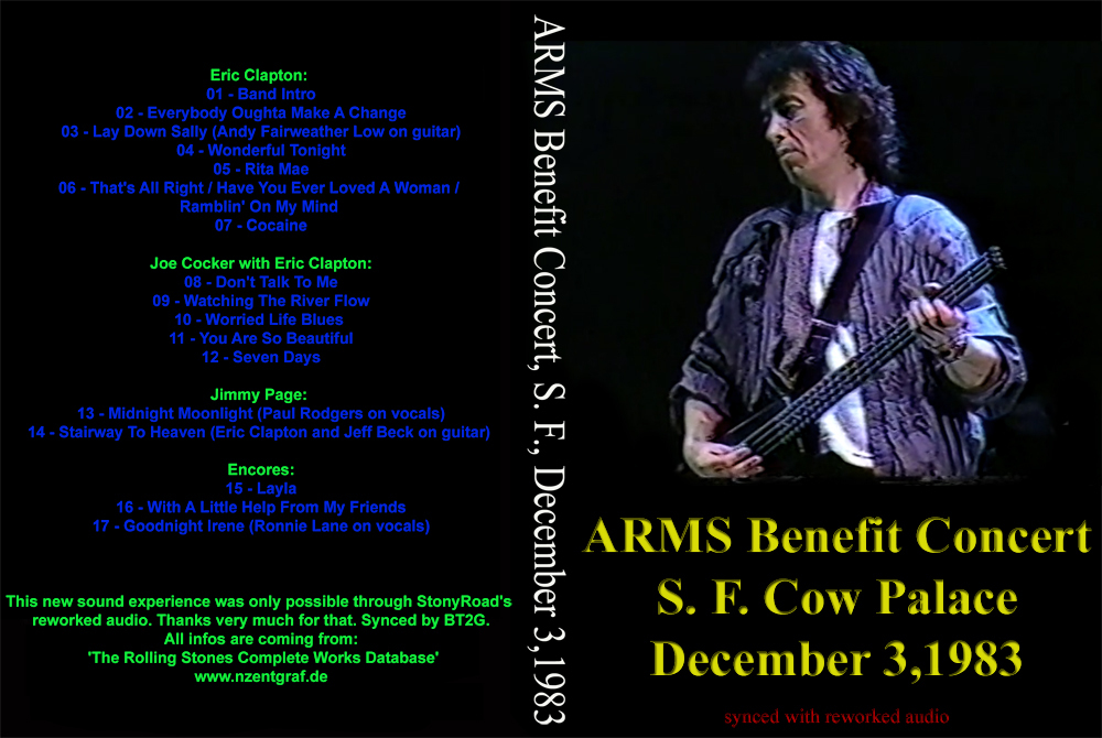 Post: CW & BW coming together for benefit-concerts Vol 7b – 19831203 ...