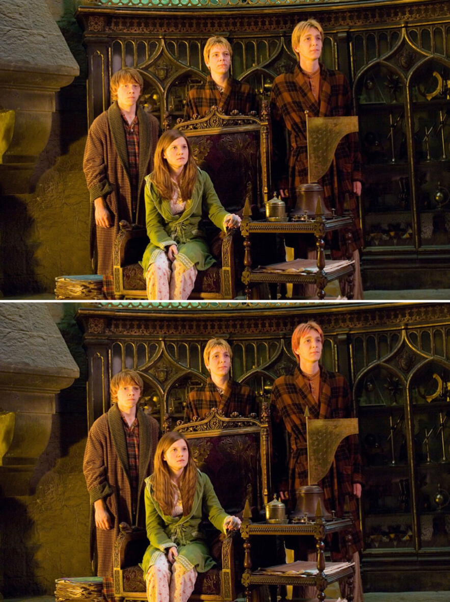 Spot the 7 differences - HP - Weasleys siblings Quiz - By tardismug