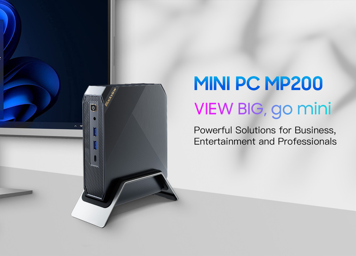 Mini PC Blackview MP200, Intel I5-12450H(8C/12T,4.4GHz), Gaming Mini PC ...