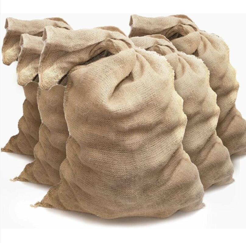 5 Sacs toile de jute - Sac jute pomme de terre – Sac a patate ...