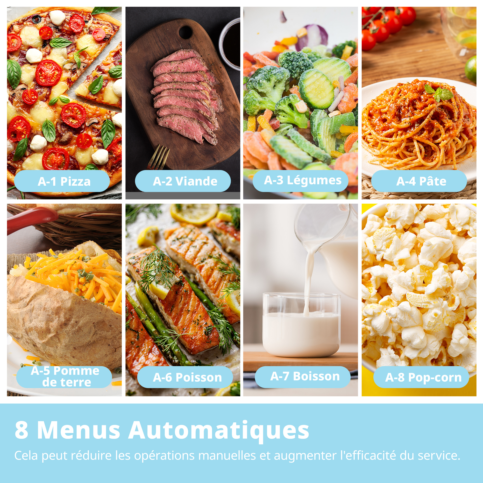 Micro-ondes + Gril Comfee Micro-ondes encastrable CBMAG820BJL-BK – 800W ...