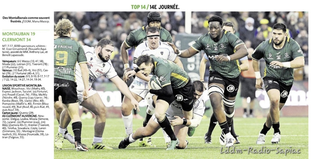 INFOS ce DIMANCHE 4 JANVIER 2026. (Matinée) > RADIO SAPIAC vous ...