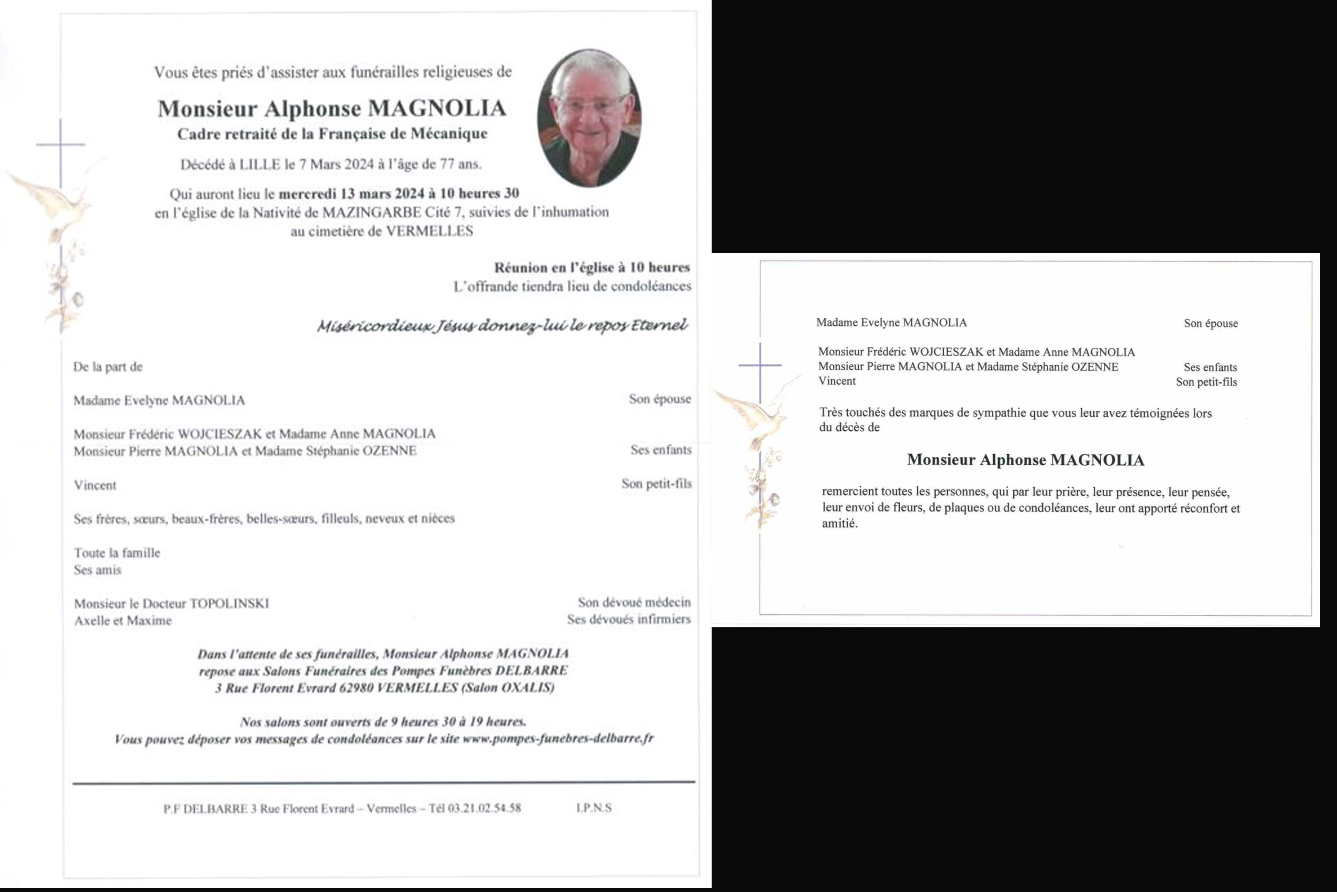 Amicale des Anciens de la FM-décès