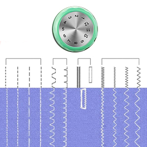 Masina de cusut, Xinxu, Filet automat, Cu cusatura inversa si 12 ...