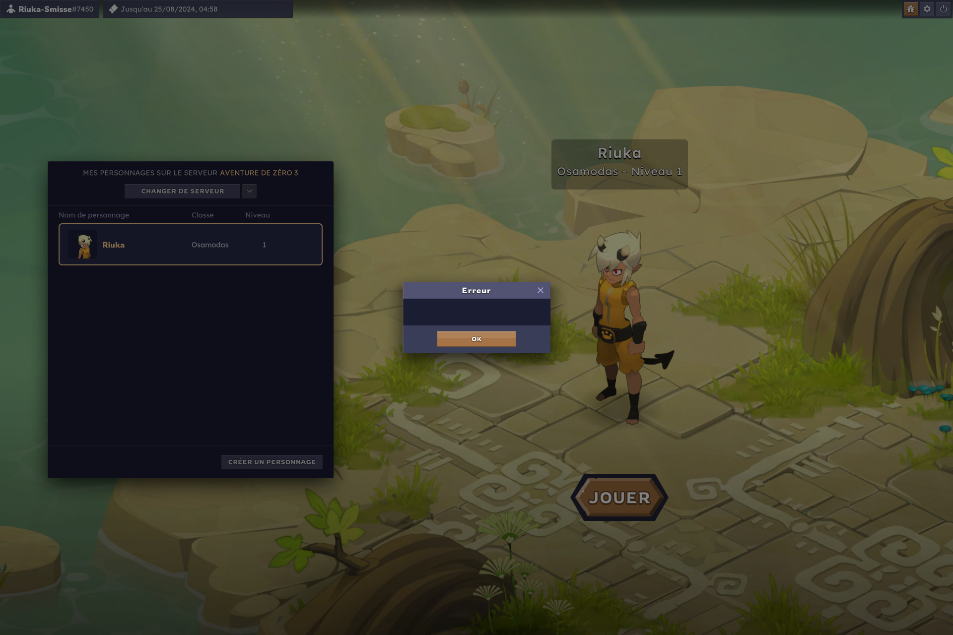 Suppression d'un personnage impossible - Forum - DOFUS, le MMORPG ...