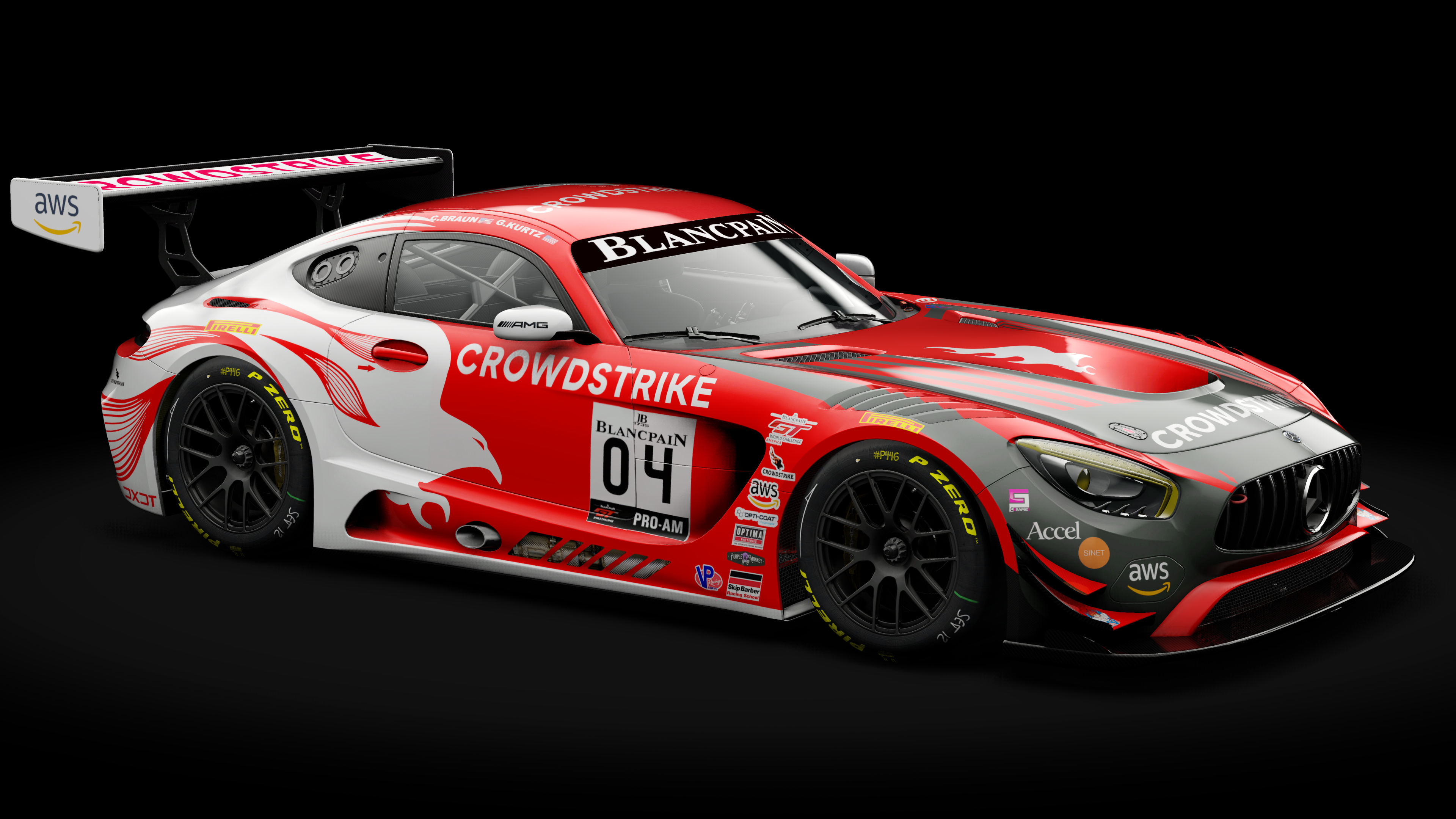 CrowdStrike / DXDT Racing AMG GT3 2019 | OverTake.gg