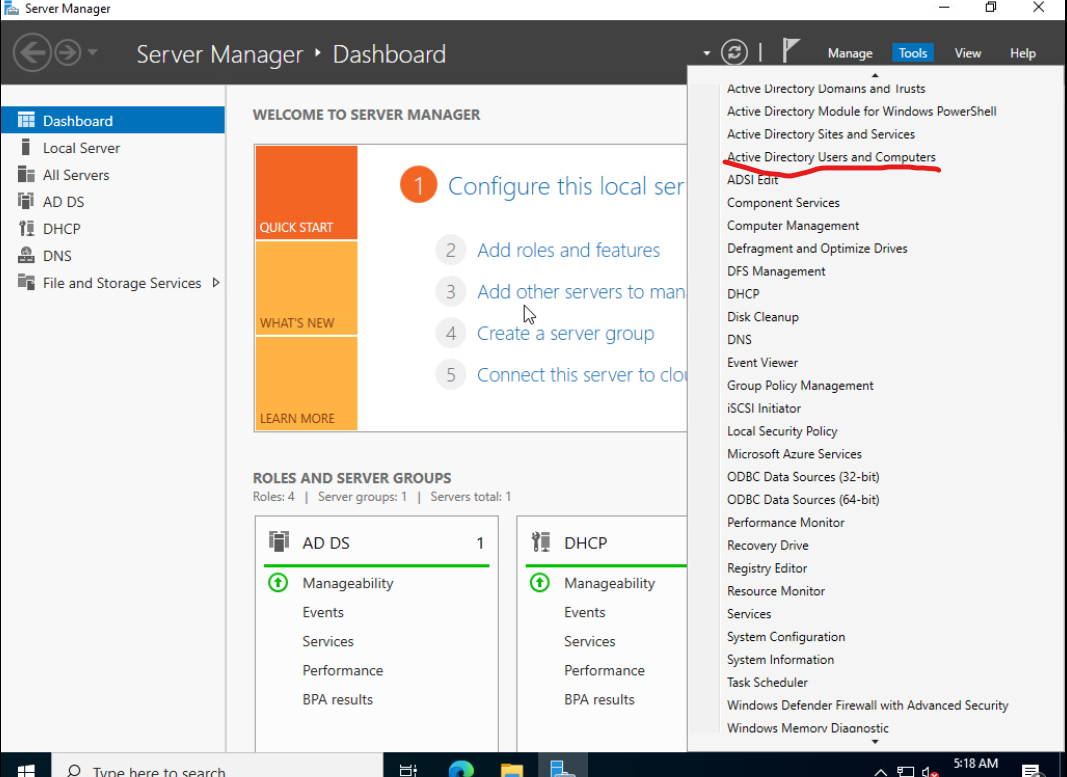 Labo 4: Active Directory - LouisLombaert/Admin3 GitHub Wiki