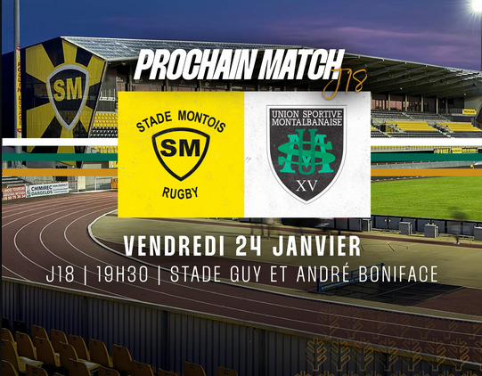 INFOS ce LUNDI 20 JANVIER 2025 (Matinée) > Pro D2 - J18 > J -4 du match ...